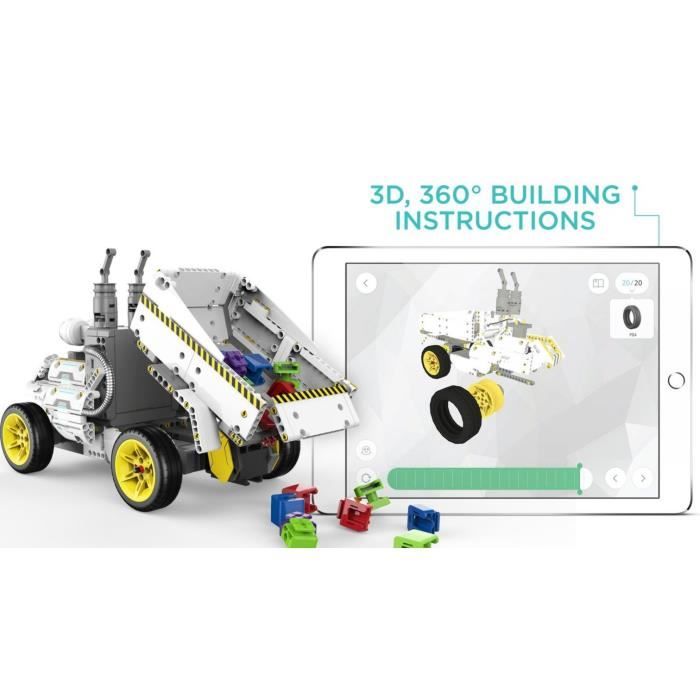 Robot connecté et éducatif - UBTECH - Jimu Truckbots - Construction et ...
