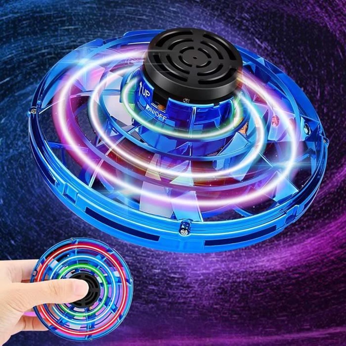 UFO Spin Drone,Flyufo Spin Mini UFO Fly,Flying Spinner Ledzfly Flay UFO ...