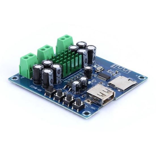 Cuque carte amplificateur de puissance Bluetooth HW-428 DC12-24V TPA3116D2 50W * 2 Carte ...