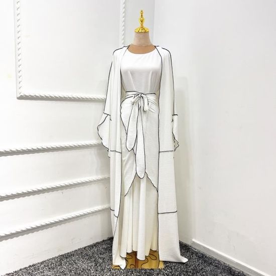 Musulman 3 pièces Abaya dubaï Islam turquie Bangladesh ensembles Hijab ...