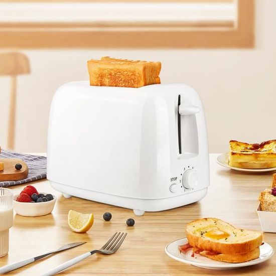 Grille-pain - OHMG - Toaster - Automatique - 2 tranches - Blanc ...