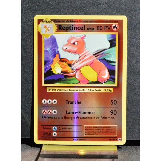 Carte Pokémon 10-108 Reptincel Niv.32 80 PV - REVERSE XY - Évolutions ...