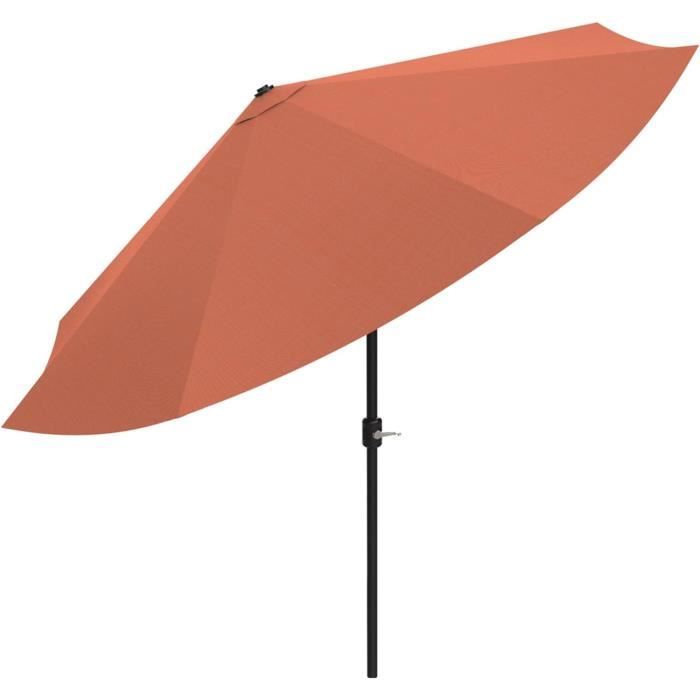 Parasol de terrasse avec inclinaison automatique de 3 m.[Y702 ...