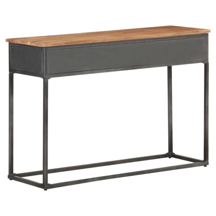 AKOZON Table console 110x35x75 cm Bois d'acacia massif ...