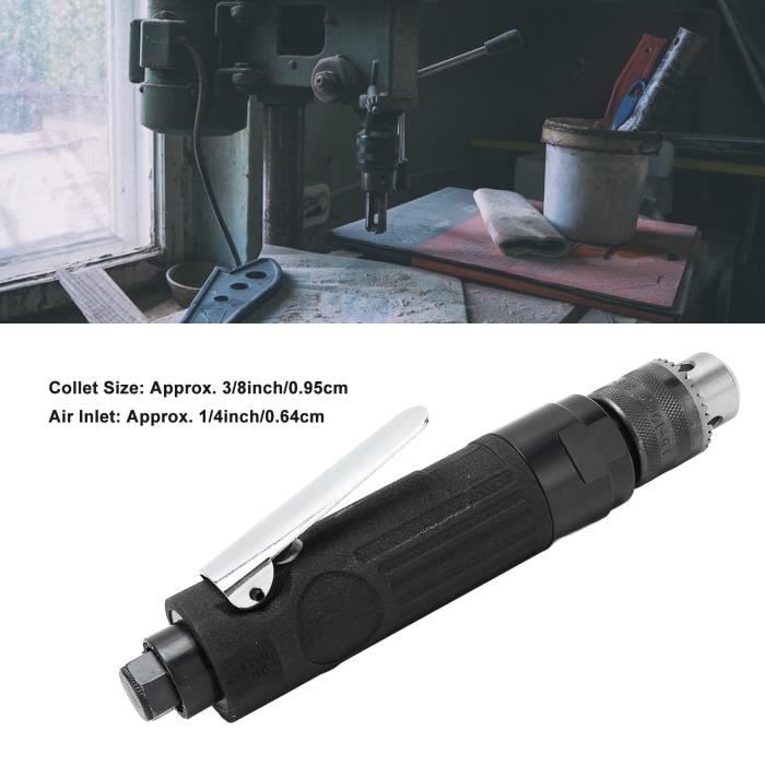 Perceuse Pneumatique Droite 3/8' - Industrielle en Alliage - Vitesse ...