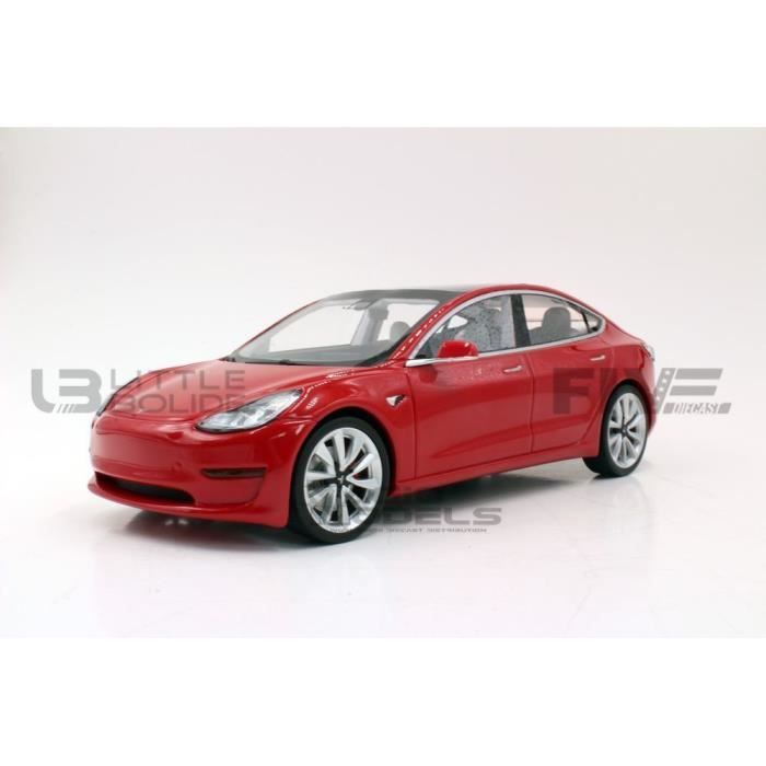 Voiture Miniature de Collection - LS COLLECTIBLES 1/18 - TESLA Model 3 ...