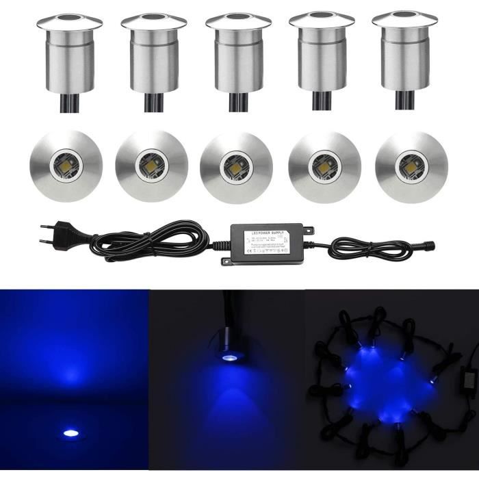 XimstF 10 Kit Spot Encastrable LED Mini Spot Encastré en DC12V IP67 ...