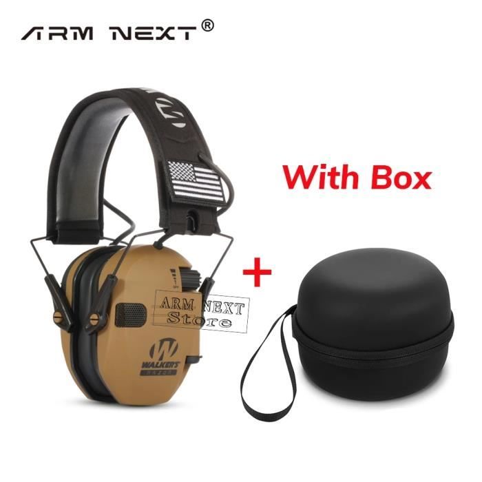 Casque d'amplification du son anti-bruit pour sports de plein air ...