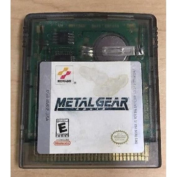 METAL GEAR SOLID GAME BOY COLOR - Cdiscount Jeux vidéo