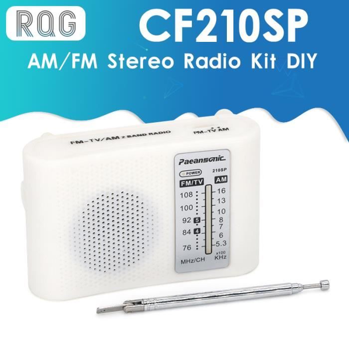 Kit Radio stéréo AM-FM CF210SP, Kit'assemblage électronique pour les ...