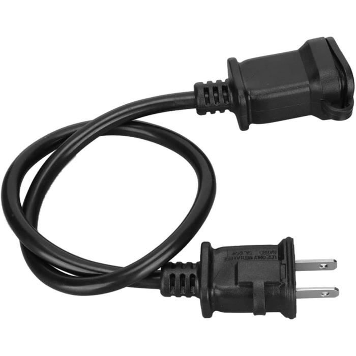 Usa Plug Femelle Rallonge Cordon D'Alimentation Polyvalent 2 Broches ...