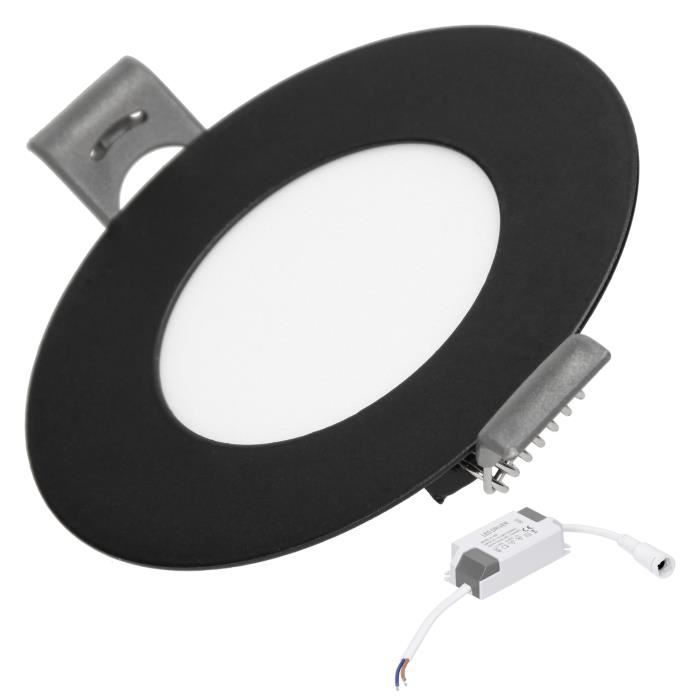 Ecd Germany Led Panel Spot Encastrable 3w Remplace 25w Halogène Rond