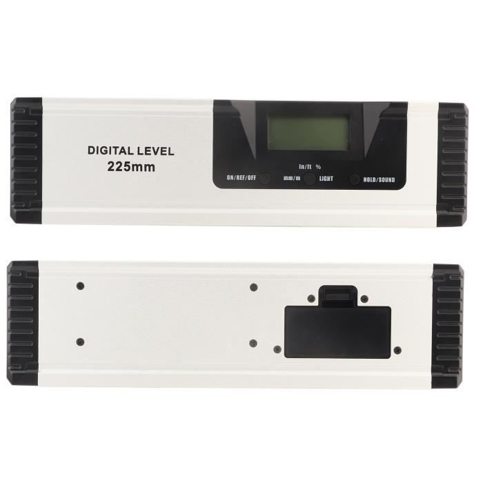 Règle numérique EJ.LIFE - 225 mm - Alliage d'aluminium - Angle et ...