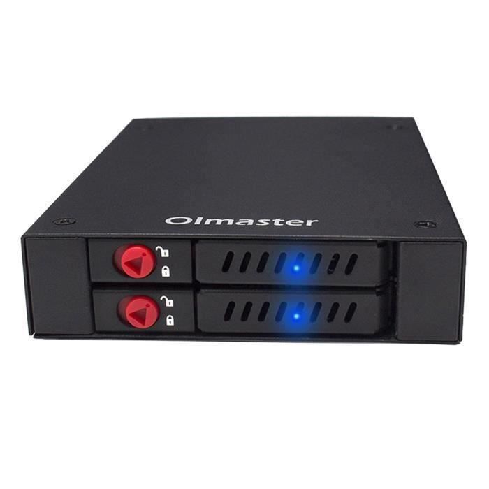 XiaoLD-Rack mobile SATA HDD SSD Double baies internes 25 pouces SATA ...