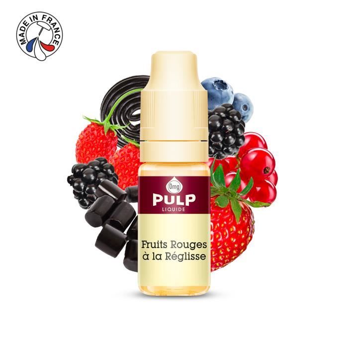 E-Liquide PULP FRUITS ROUGES A LA REGLISSE - Goût : Fruits rouges ...