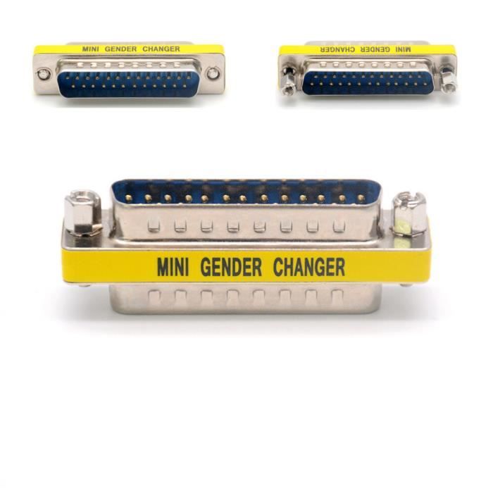 Connecteur VGA de port RS232 mâle-femelle à mâle-femelle D-SUB DB9 DB15 ...
