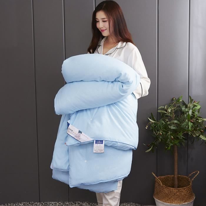 RUMOCOVO® Couette en soie, couette fine lavable pour adultes et enfants ...