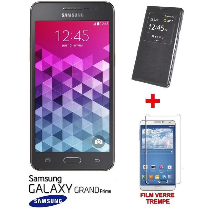 SAMSUNG G530 GRAND PRIME GREY + VIEW COVER + FILM INCASSABLE ...