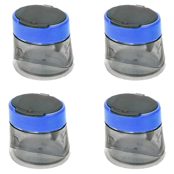 4Pcs for Students, Double Hole , Triangular Pencil Sharpener, Blue ...