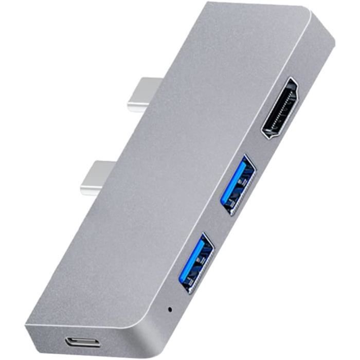 Pour Hub Usb C Surface Pro 8, 4K - Adaptateur Compatible + 2 Lecteurs ...