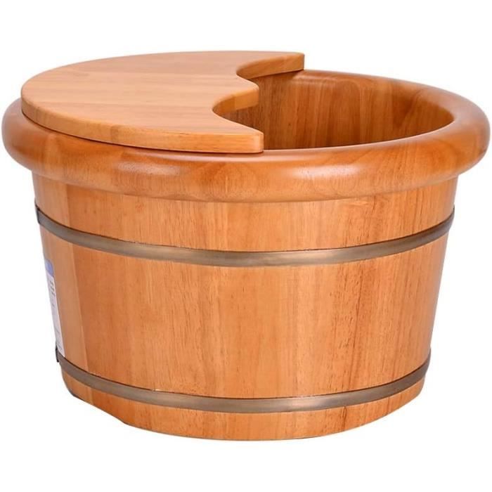 Bassin De Pied En Bois Bain De Pieds, Tonneau En Bois For Bains De ...