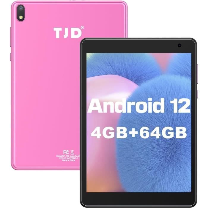 Android 12 Tablette, Tablette Tactile 7,5 Pouces 4Go+64Go+512Go Microsd ...