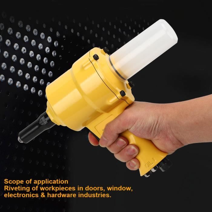 Riveteuse Pneumatique - VBESTLIFE - A-003 - Alliage d'aluminium - Jaune ...