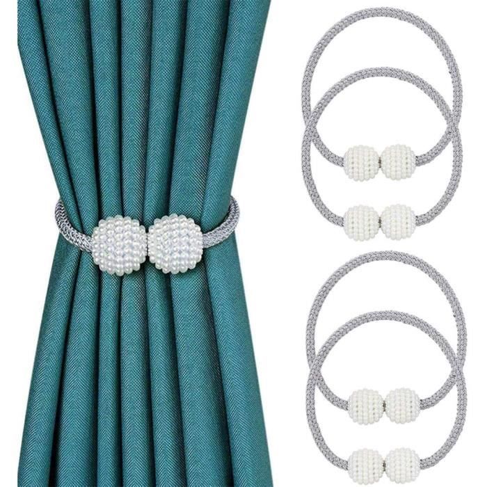 4 pcs Embrasses De Rideaux - Embrasse magnétique au design européen ...