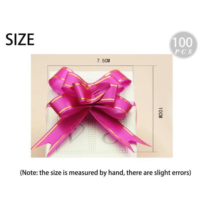 Nœuds Automatiques - Ruban Emballage Noël - Couleurs Assorties - 100 ...