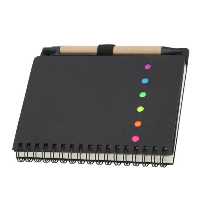 HURRISE Cahier de prise de notes Bloc-notes Portable Simple Double ...