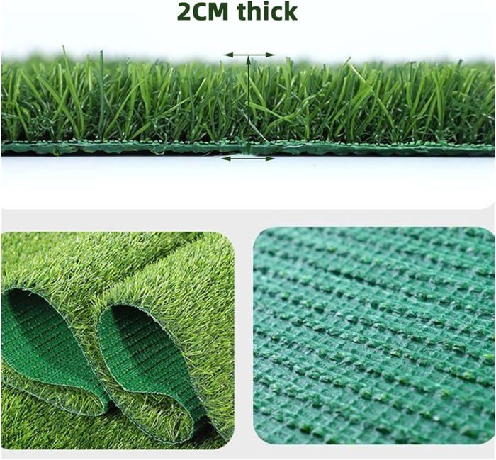 1mx1m Gazon Artificiel Synthétique Jardin Paysage Pelouse Tapis Gazon 50CM*100cm/100cm/200cm ...