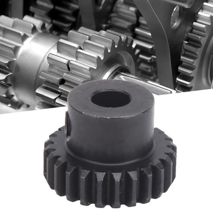 YOSOO Engrenage à pignon module 0.8 S4304-0006-0024 en acier de 6 mm de ...