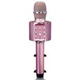 Lenco BMC-090PK - Microphone Bluetooth® pour karaoké avec enceinte et ...