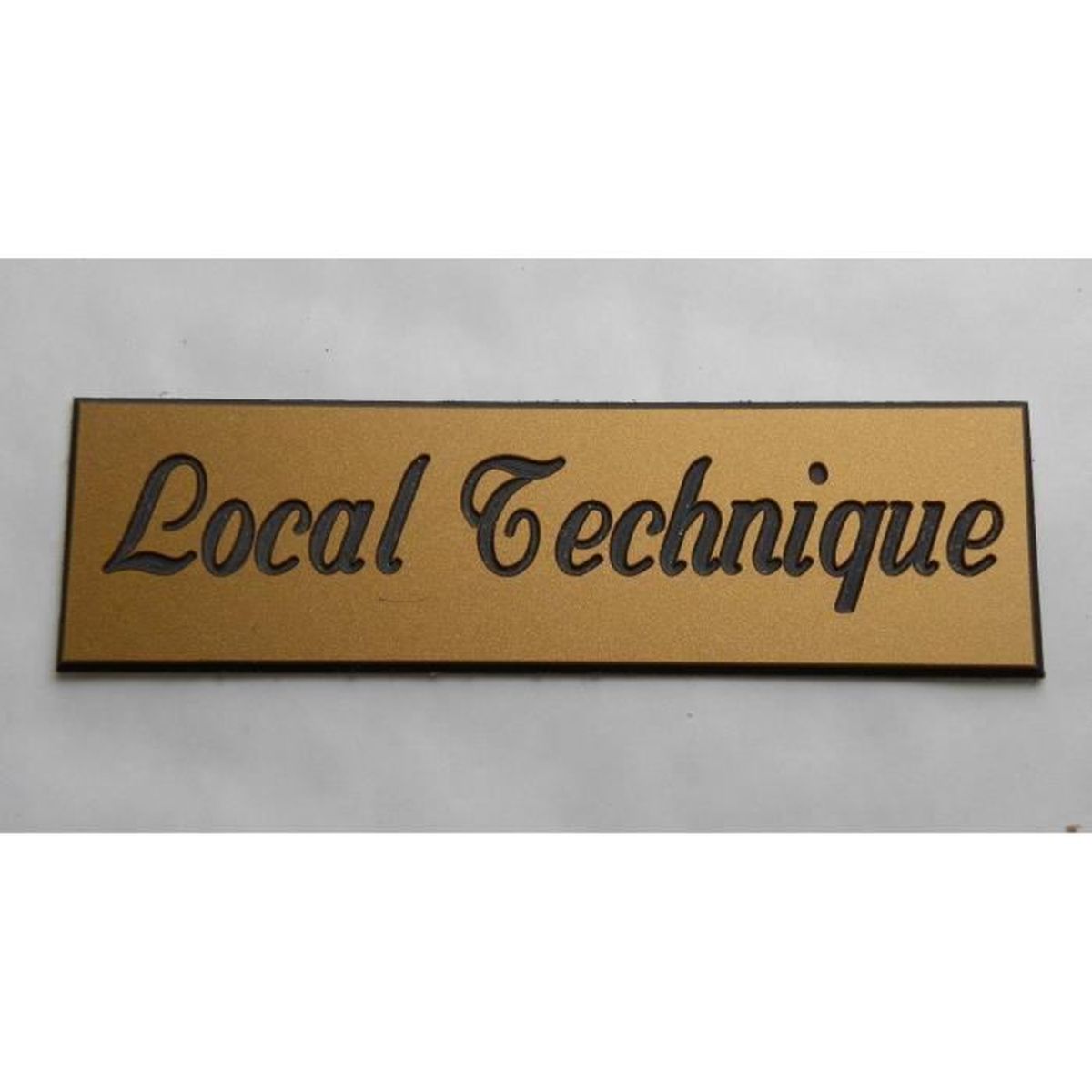 Plaque gravée adhésive pancarte Plaque gravée adhésive pancarte