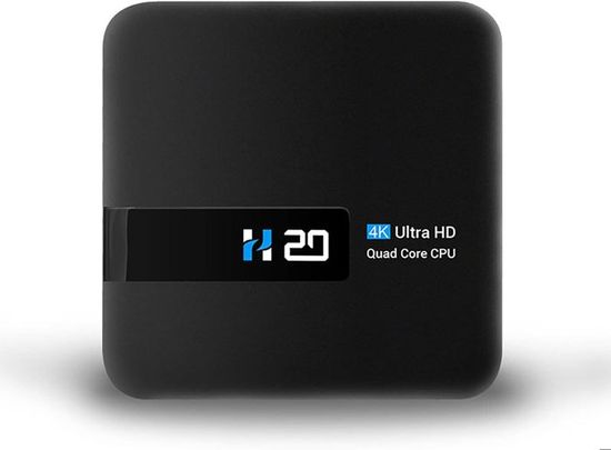 H20 TV BOX 1GO + 8GO Android 10.0 Lecteur multimédia Quad Core 32bit ...