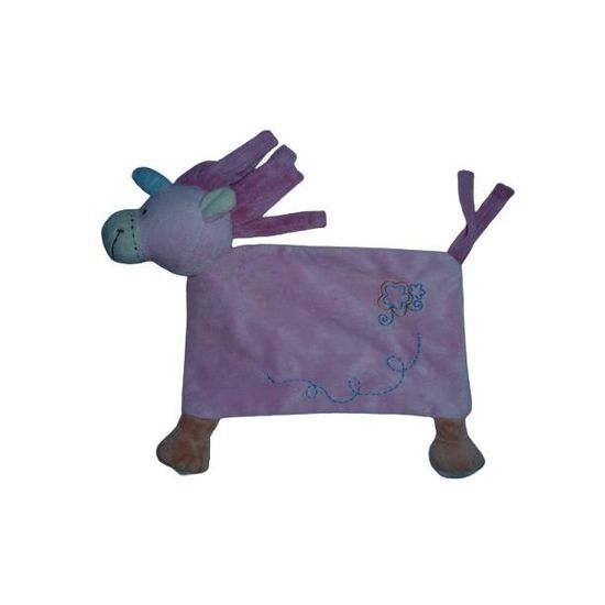 Doudou licorne plat rose comme neuf Bengy - Cdiscount Puériculture ...