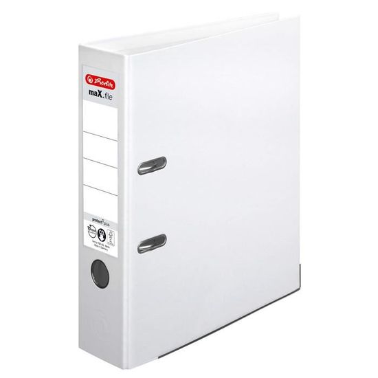 Herlitz Ordner A4 8cm weiss Chromcolor - 10834364 - Cdiscount Beaux ...