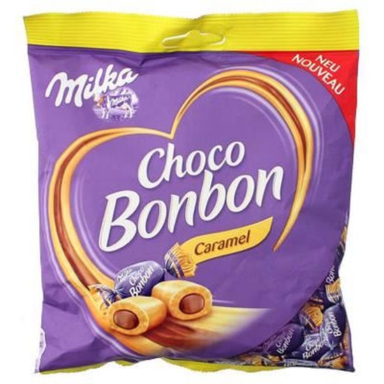 Milka Choco Bonbon Caramel [Sachet de 216g] - Cdiscount Au quotidien