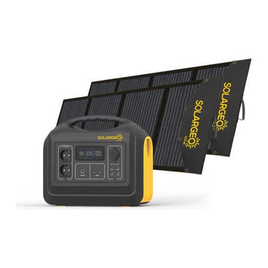 Générateur solaire - Capacité 1488 Wh - 1800 W - HELIOSER - Cdiscount ...