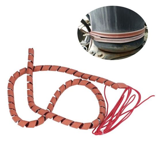 JIA - Ruban chauffant en silicone en spirale 220V 70W(8mm(0.31in ...