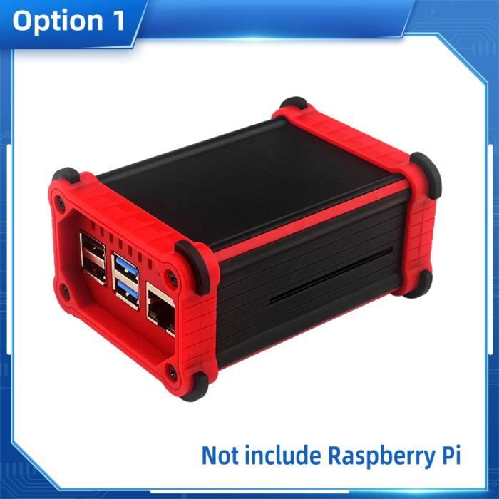 Option 1 - Boîtier En Aluminium Raspberry Pi 4, Passif Et Actif, Avec ...