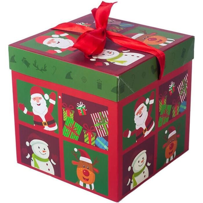 Boîtes Cadeaux De Noël Boîtes À Biscuits Boîtes À Cupcakes, Boîte À ...