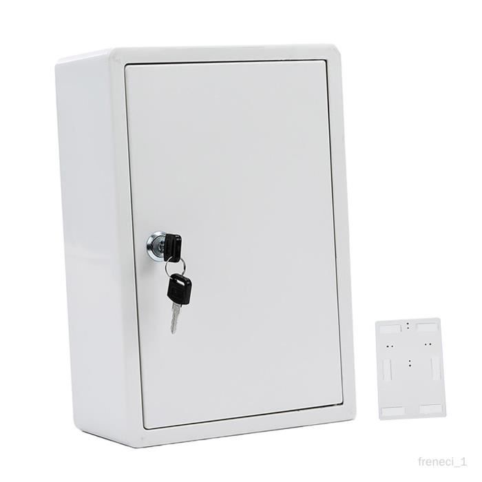 Boîte à lait murale avec serrure, support pour produits laitiers, café ...