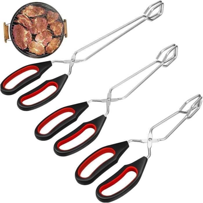 3 Pièces Pinces De Cuisine, Cuisson Pince, Pince À Barbecue, Avec ...