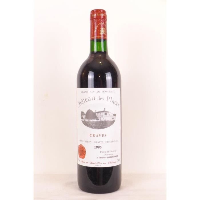 Graves château des places rouge 1995 - bordeaux - La cave Cdiscount