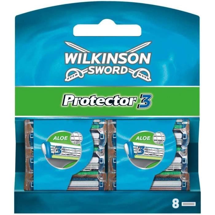 Sword - Protector 3 - Lames de rasoir pour Homme - Pack de 8 lames[L93 ...