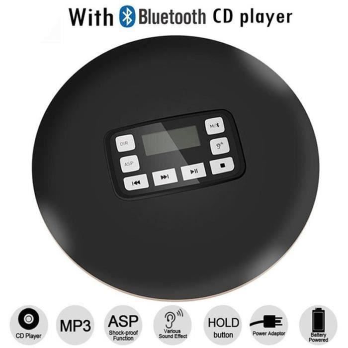 Lecteur CD Portable Bluetooth Lecteur écran LCD écouteurs Stéréo Avec ...