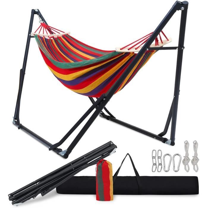 Hamac pliable avec armature Charge maximale : 150 kg - Pour extérieur ...