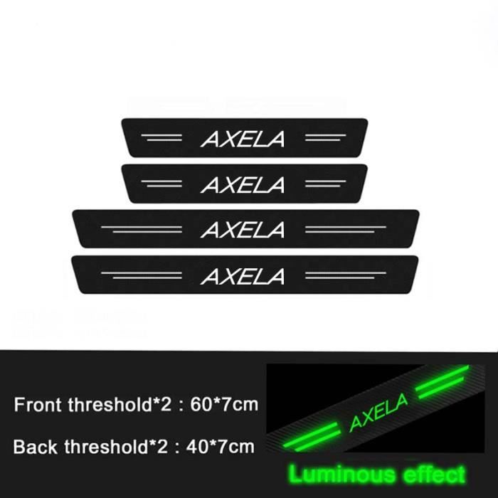 Autocollant lumineux de seuil de porte de coffre arrière de voiture ...