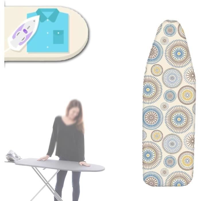 Housse Pour Table À Repasser Extra Épaisse, 100% Coton Housse De Table ...